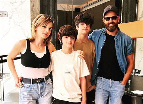 Hrithik Roshan Ex Wife Sussanne Khan Reunite For Son Hrehaans