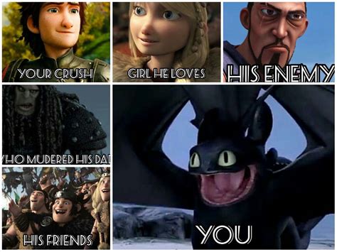 Dragon Memes Hiccup And Astrid Dreamworks Dragons Dragon Trainer Hiccstrid Always Smile