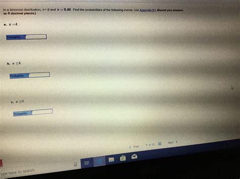 Answered In A Binomial Distribution N 8 And Bartleby