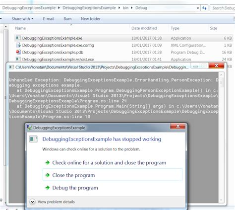 Yonatan Fedaeli How To Debug Exceptions In A Dump File