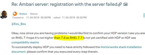 Solved Ambari Server Registration With The Server Failed Cloudera