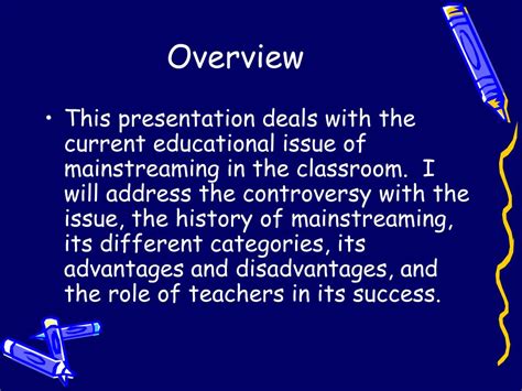 Ppt Mainstreaming Students In The Classroom Powerpoint Presentation