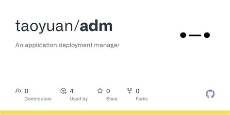 GitHub Taoyuan Adm An Application Deployment Manager