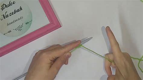 COMO MONTAR PUNTOS EN DOS AGUJAS YouTube
