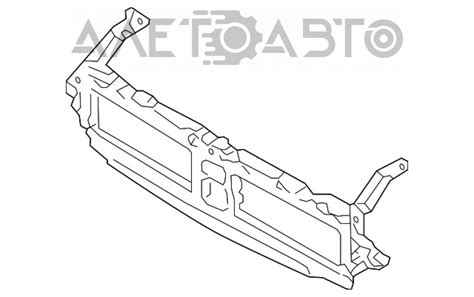 Крепление решетки радиатора Audi A4 B9 17 Oem 8w0807771f артикул