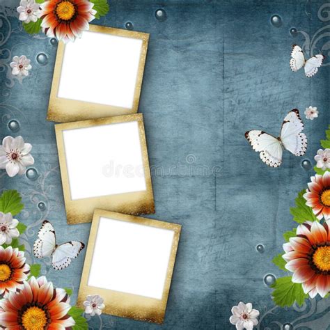 Vintage Floral Design Stock Illustration Illustration Of Decorative