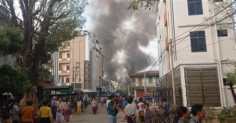 ကသာမြို့၌ မီးလောင်မှုဖြစ်ပွား Myanmarnationalpost