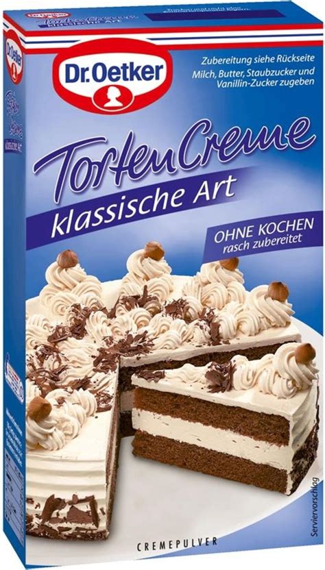 Dr Oetker Tortencreme Klassische Art 100 G Piccantino Onlineshop Deutschland
