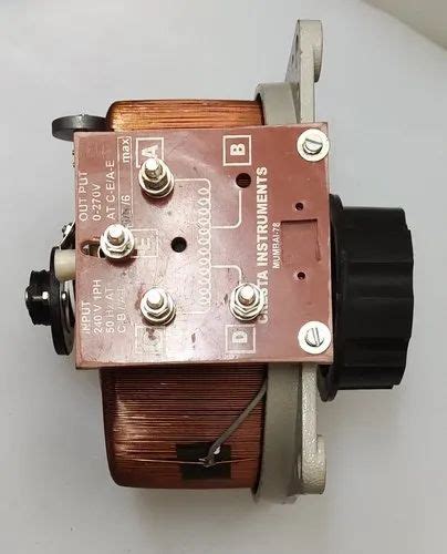 Variable Auto Transformers 6a Dimmerstat Open Type Manufacturer From