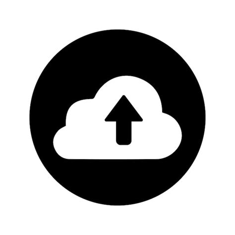 Premium Vector Backup Cloud Upload Icon Rounded Vector Graphics