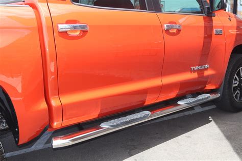 2022 2023 Toyota Tundra Crew Max 5 Wide Polished Steps Truck Access Plus
