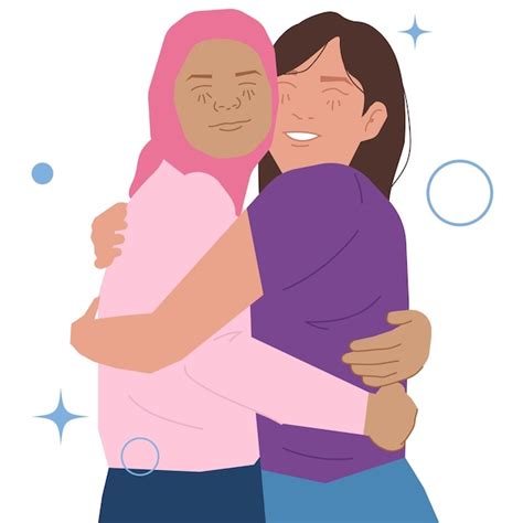 Vetores e ilustrações de Abracando mulheres para download gratuito Freepik
