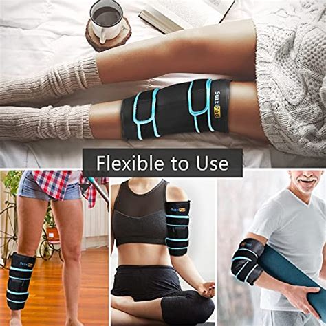 Suzzipad Ice Pack For Injuries Reusable Gel Cold Pack For Knee Elbow