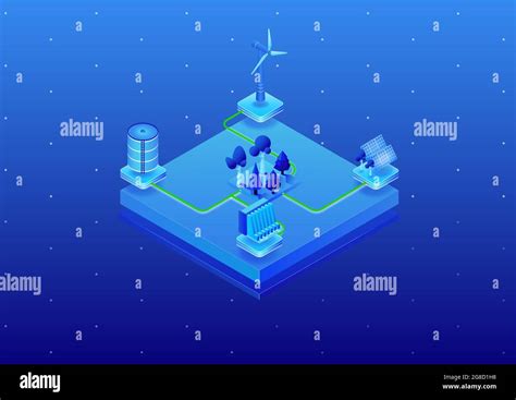 Using Electricity Wind Turbine Stock Vector Images Alamy