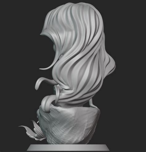 Stl File Mermaid 3d Stl File Mermaid Digital File 🧜‍♀️・3d Printing