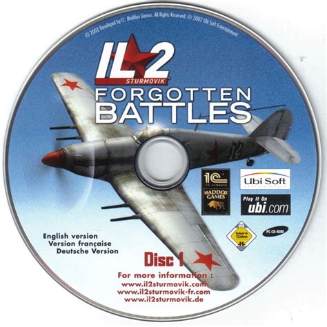 IL 2 Sturmovik Forgotten Battles Cover Or Packaging Material MobyGames