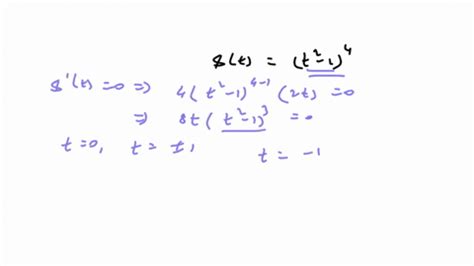 Solved In Exercises Through Determine The Critical Numbers Of