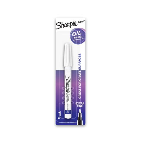 Sharpie Oil Based Paint Marker Extra Fine Point White Count Walmart