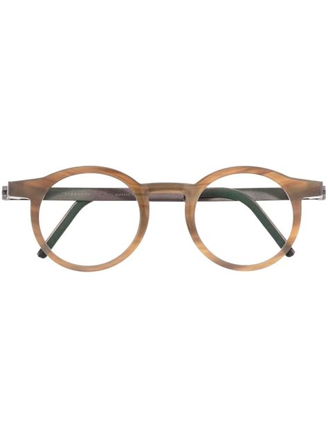 Lindberg Round Frame Glasses Farfetch