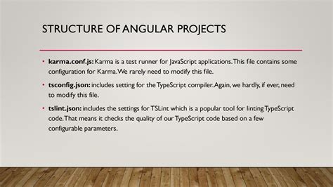 Structure Of Angular Projects Ppt Download