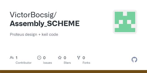 Github Victorbocsig Assembly Scheme Proteus Design Keil Code