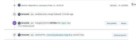 Renovate の platformAutomerge を検証 Issue suzuki shunsuke issue GitHub