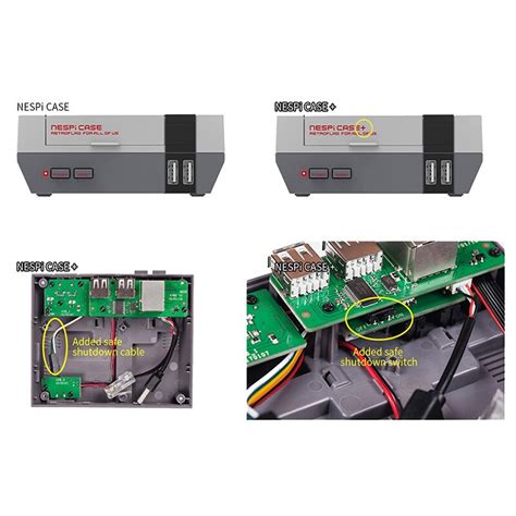 Version Nespi Case Plus Raspberry Pi 3 Model B C Vicedeal