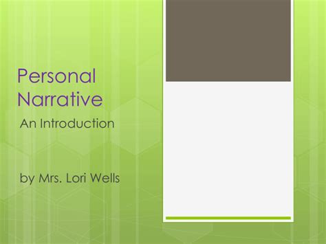 Narrative Ppt