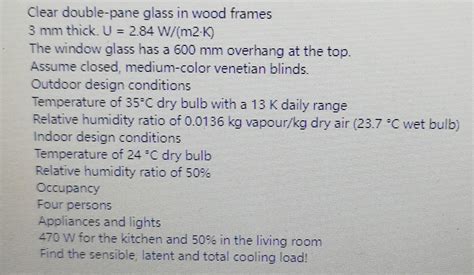 Solved Clear Double Pane Glass In Wood Frames 3 Mm Thick U