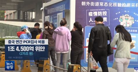 현재 중국 코로나검사 상황 유머움짤이슈 에펨코리아