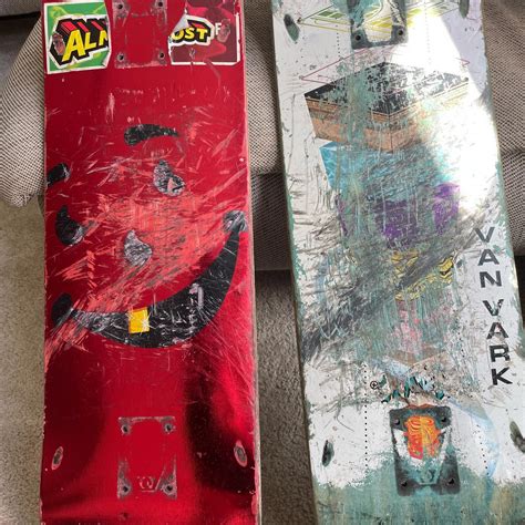Pack Of 2 Skate Decks 825 Real Skate Boards Deck Depop