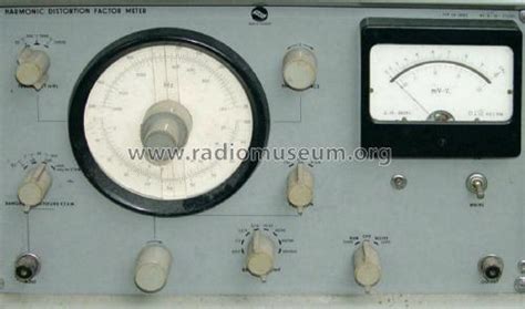 Harmonic Distortion Factor Meter Tr 9602 Equipment Elkisz Elkis Ipari
