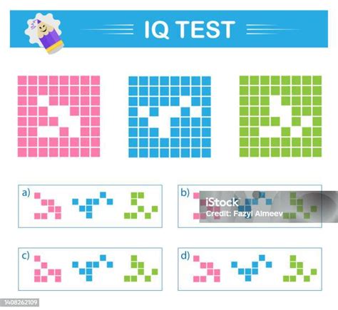 지능 퍼즐 논리 질문 Iq 테스트 정답을 선택하십시오 벡터 일러스트 레이 션 개념에 대한 스톡 벡터 아트 및 기타 이미지