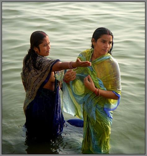 Aunty Bathing