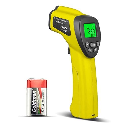 Btmeter Bt 980d Ds 121 휴대용 산업용 적외선 온도계 디지털 비접촉 레이저 온도 건 티몬