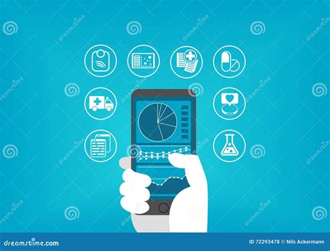 Elektronisch Gezondheidszorg E Gezondheid Concept Die Met Hand Slimme