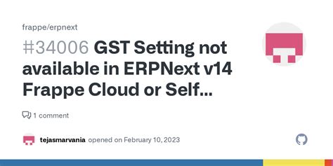Gst Setting Not Available In Erpnext V14 Frappe Cloud Or Self Hosted