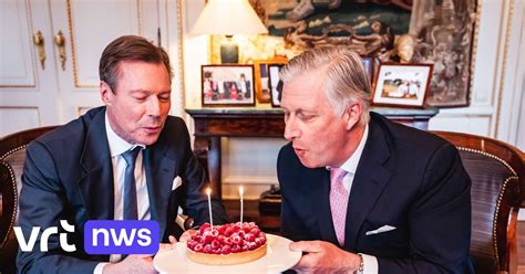 Koning Filip Is Jarig En Blaast Samen Met Groothertog Henri Van