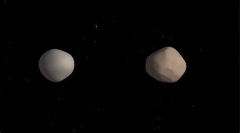 Cosmic Double Take Rare Binary Asteroid Discovered Near Earth Space
