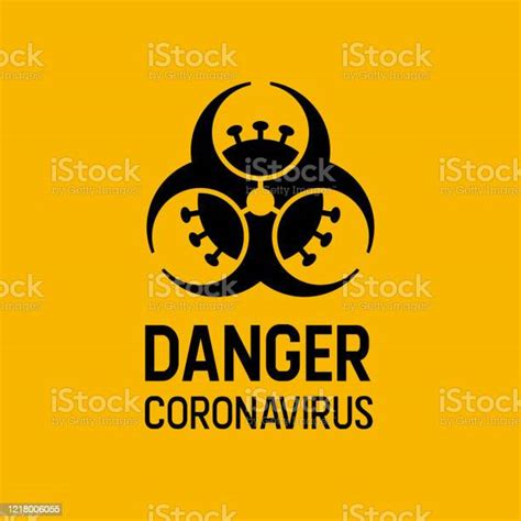 Tanda Gabungan Covid19 Biohazard Ilustrasi Stok Unduh Gambar Sekarang