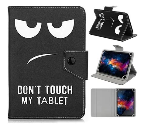 Funda Universal Para Tableta De 11 Pulgadas Negro Y Dibujo Meses Sin