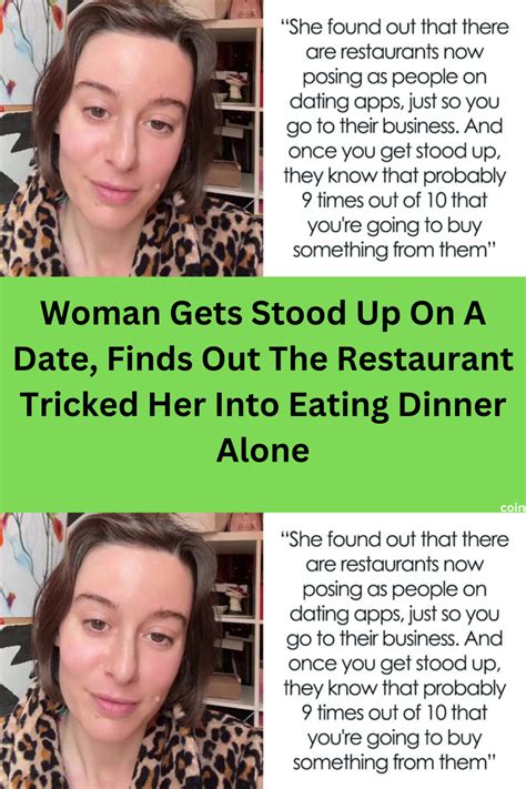 Woman Gets Stood Up On A Date Finds Out The Restaurant Tricked Her Into