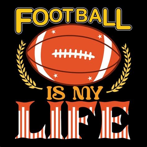 Premium Vector American Football T Shirt Design Vector Template