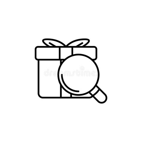 Tboxwithmagnificador Diseño Decorativo De Ilustración Vectorial
