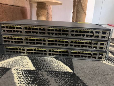 Cisco Switch 3750 V2 Series Poe 48ports Computers And Tech Office