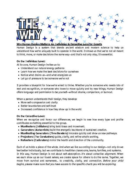 Generator Student Workbook Human Design Aligned Learning Pack 40 Pages