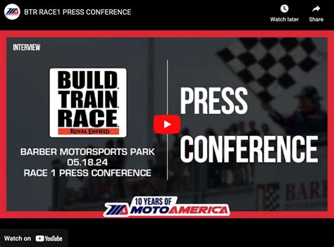 Video Royal Enfield Build Train Race Press Conference After Race