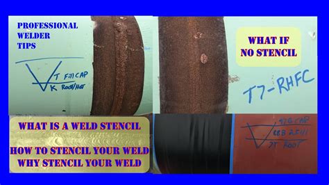 How To Correctly Weld Stencil Your Weld Youtube
