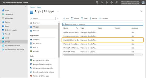 Follow The Below Sequence For Assigning The Liquid Ui App To A User