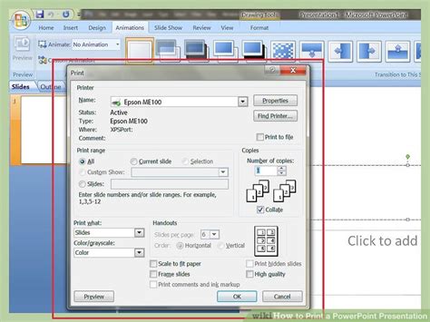How To Print A PowerPoint Presentation Steps With Pictures